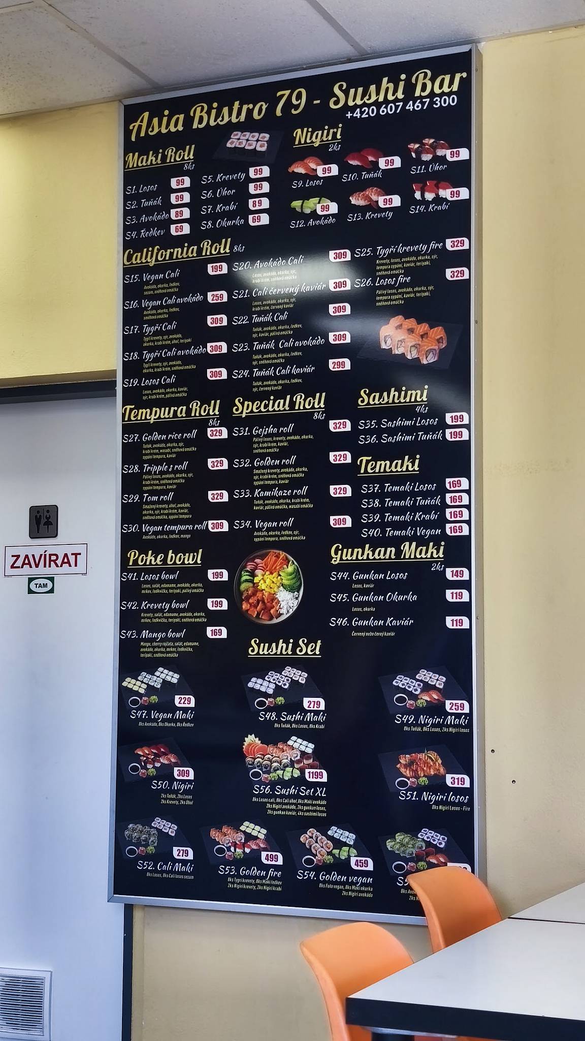 Menu at Asia 79 restaurant, Holýšov