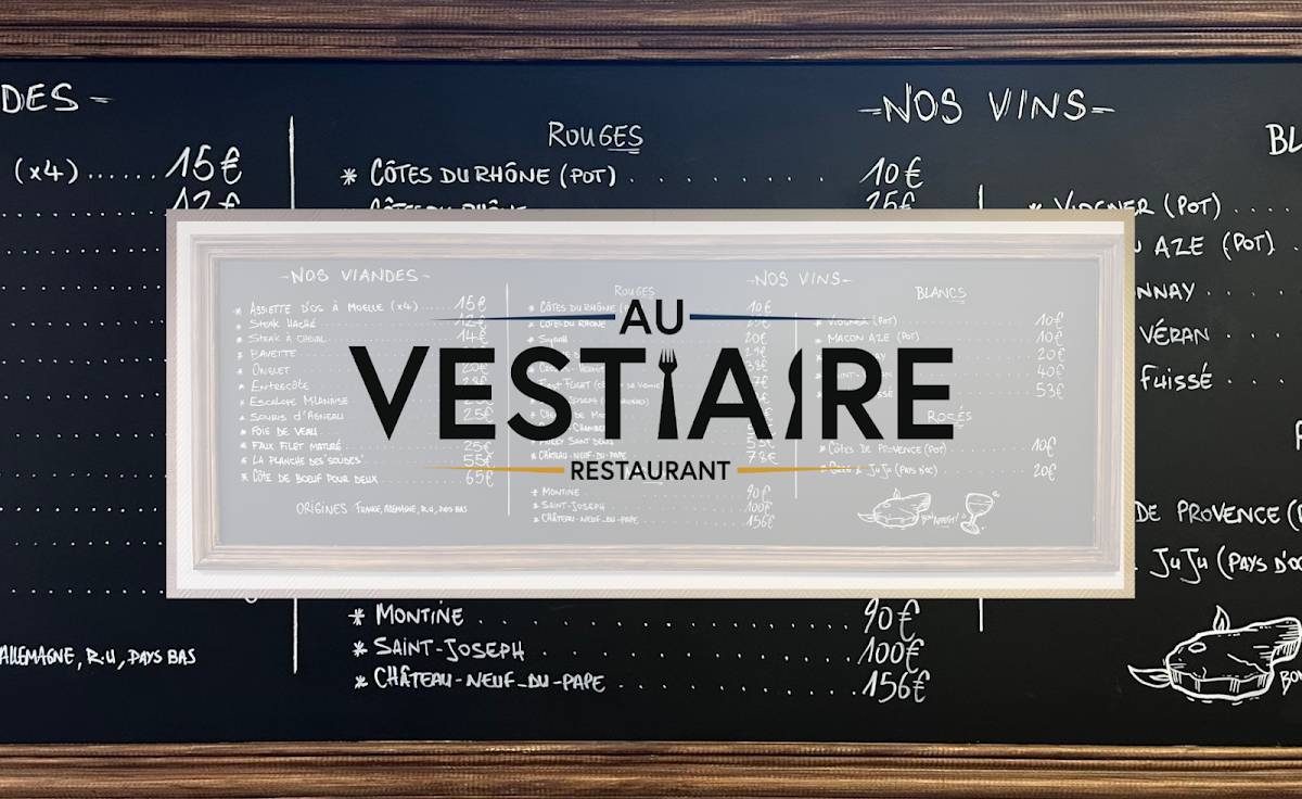 Menu at Au Vestiaire Restaurant, Villeurbanne