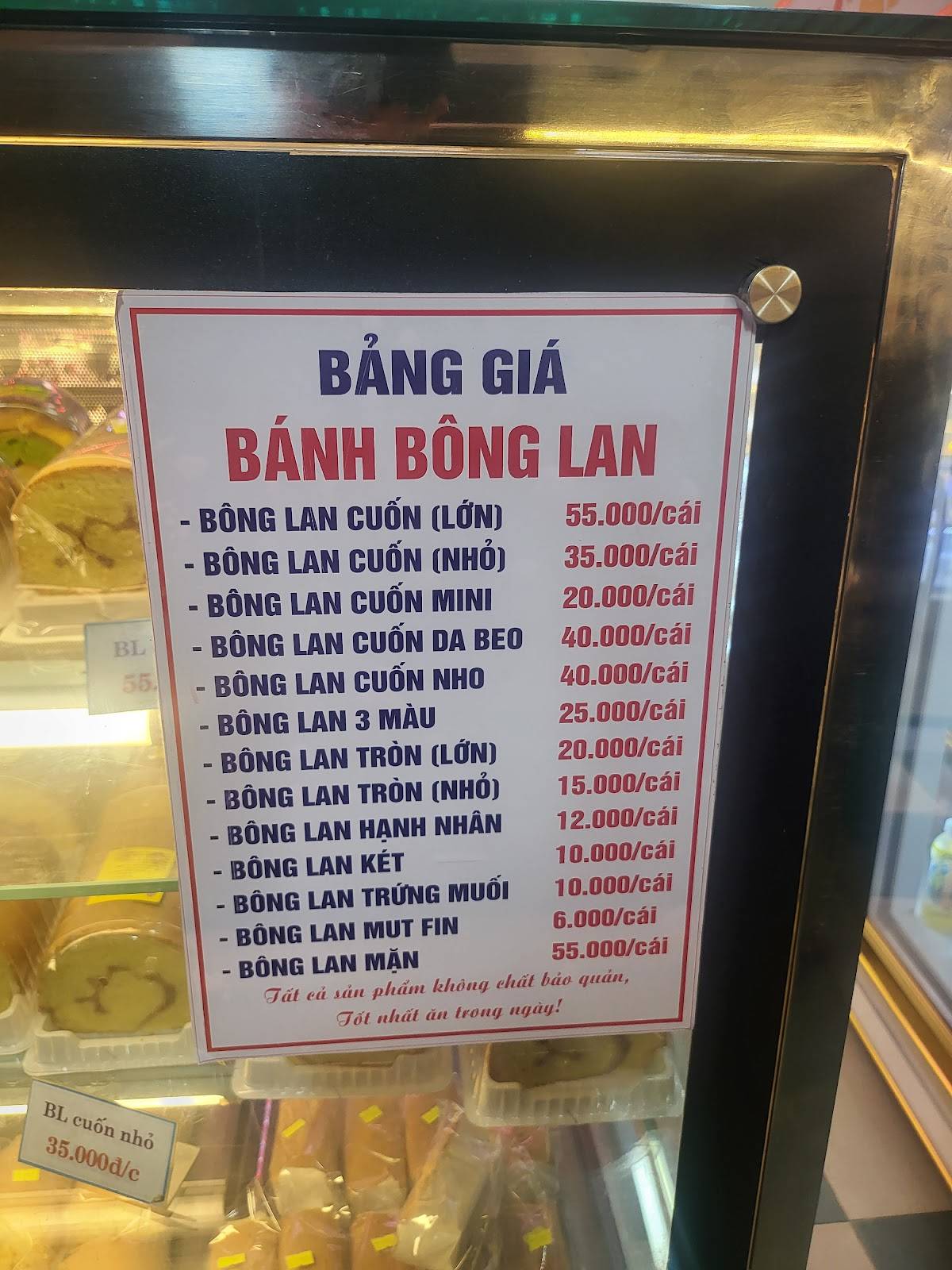 Menu at Âu Việt Bakery - Bánh Mì / Bánh Ngọt / Bread / Cakes / Pastries ...