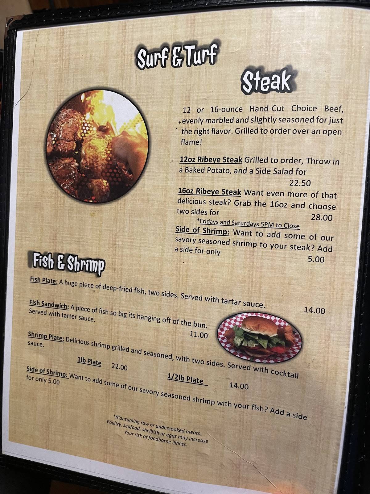 Menu at The Hog’s Trough BBQ, Grayson, KY-7