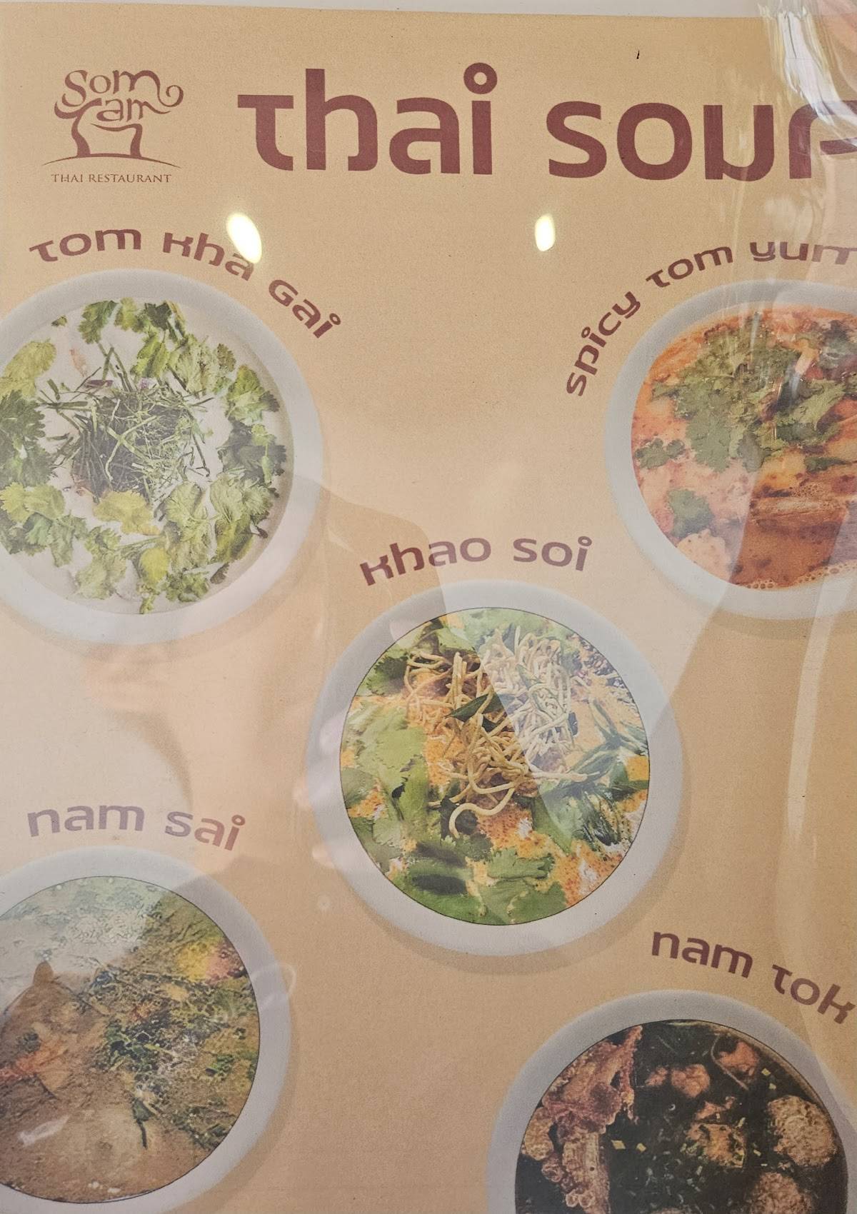 Menu at Som Tam restaurant, Baguio, 21 Ecco Building #144