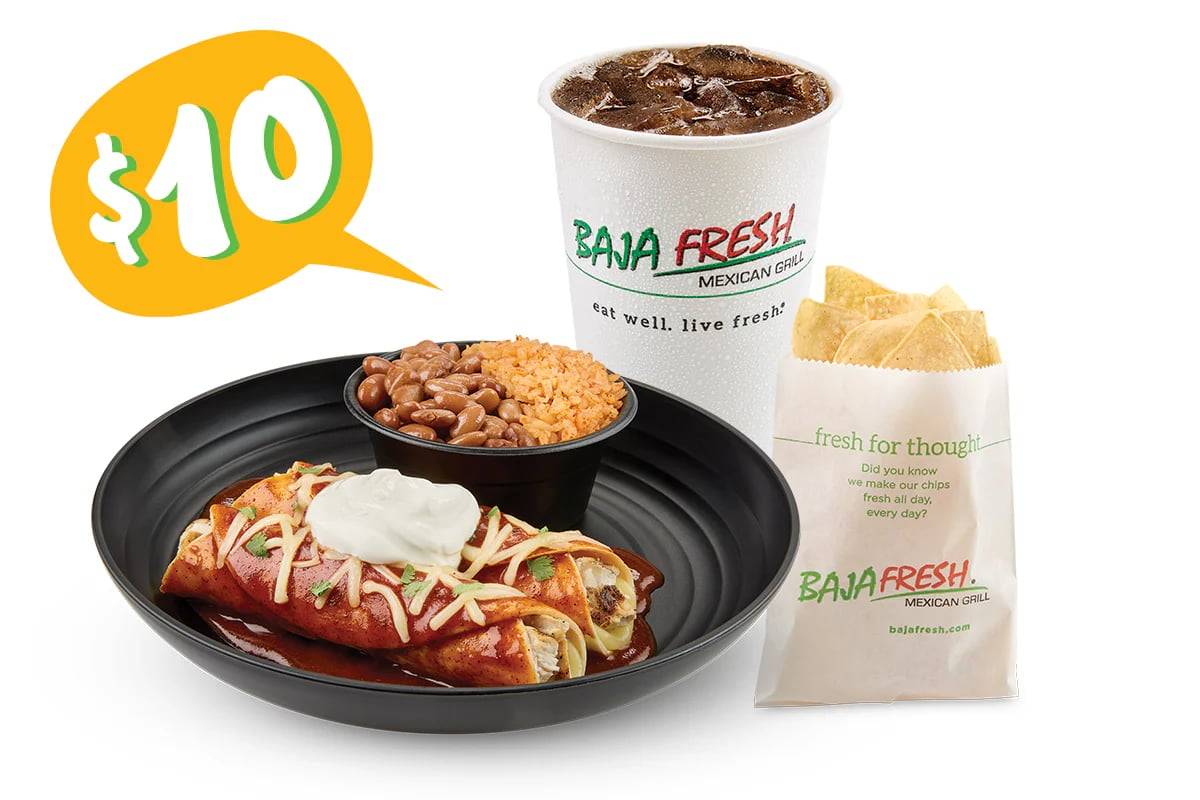 Menu at Baja Fresh fast food, Camarillo, Verdugo Way Ste 101