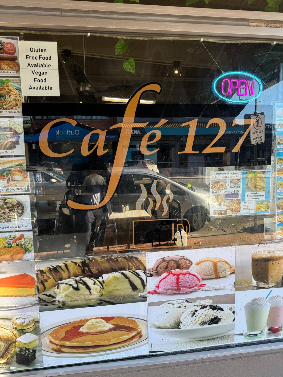 Menu at Bakery 127, Pakenham