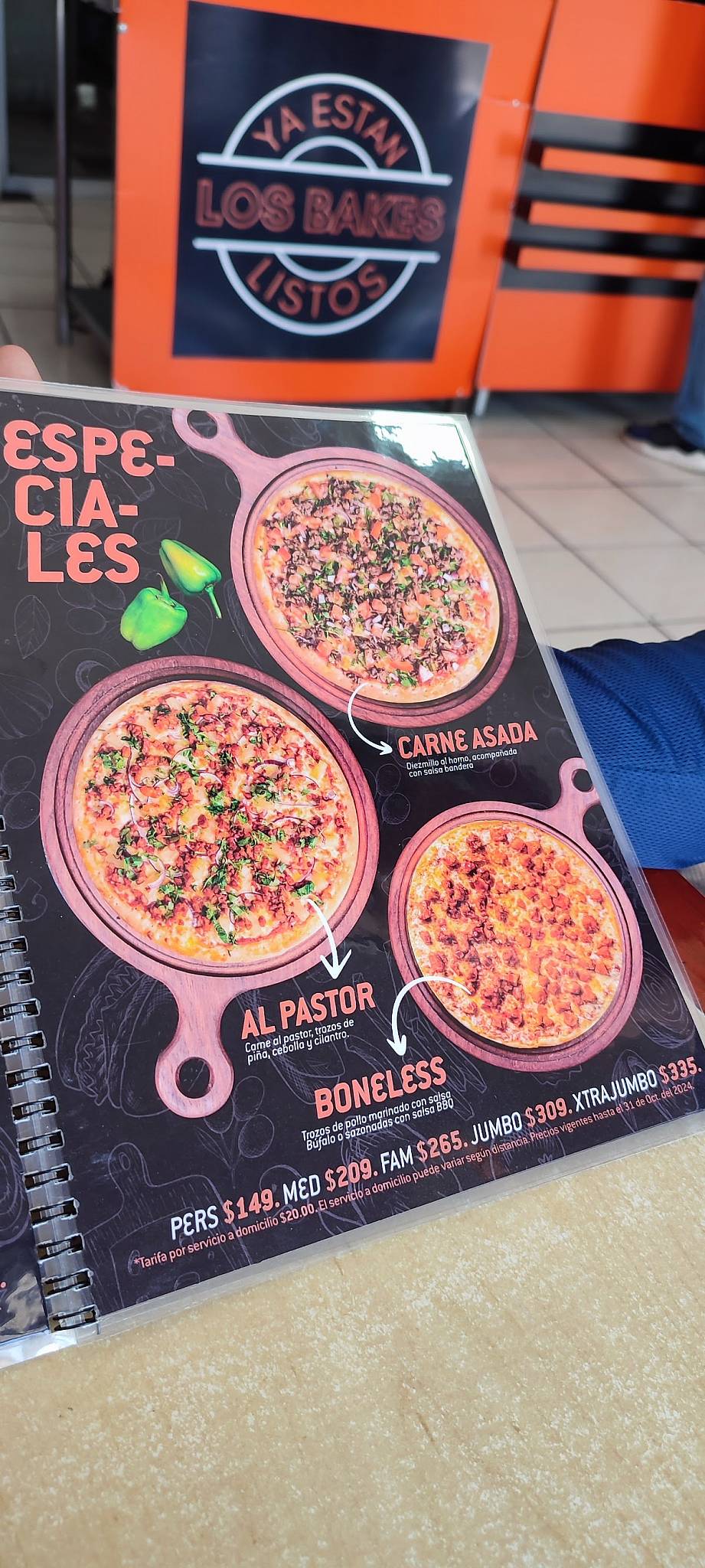 Carta del restaurante Ballyhoo Choyal, Hermosillo