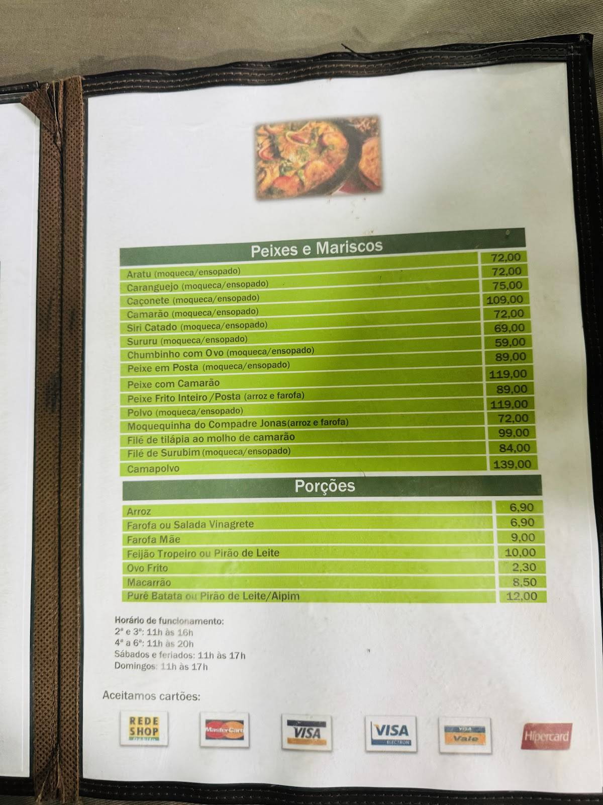 Menu em Bar do Jonas, Salvador, Rua Professor Gerson Pinto