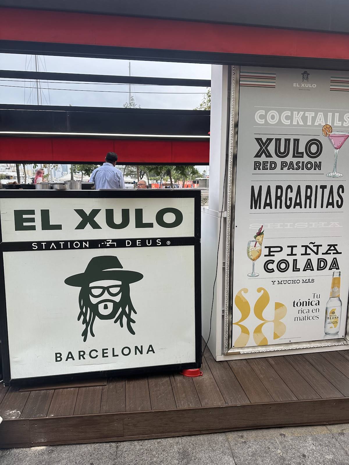 Carta del restaurante El Xulo, Barcelona