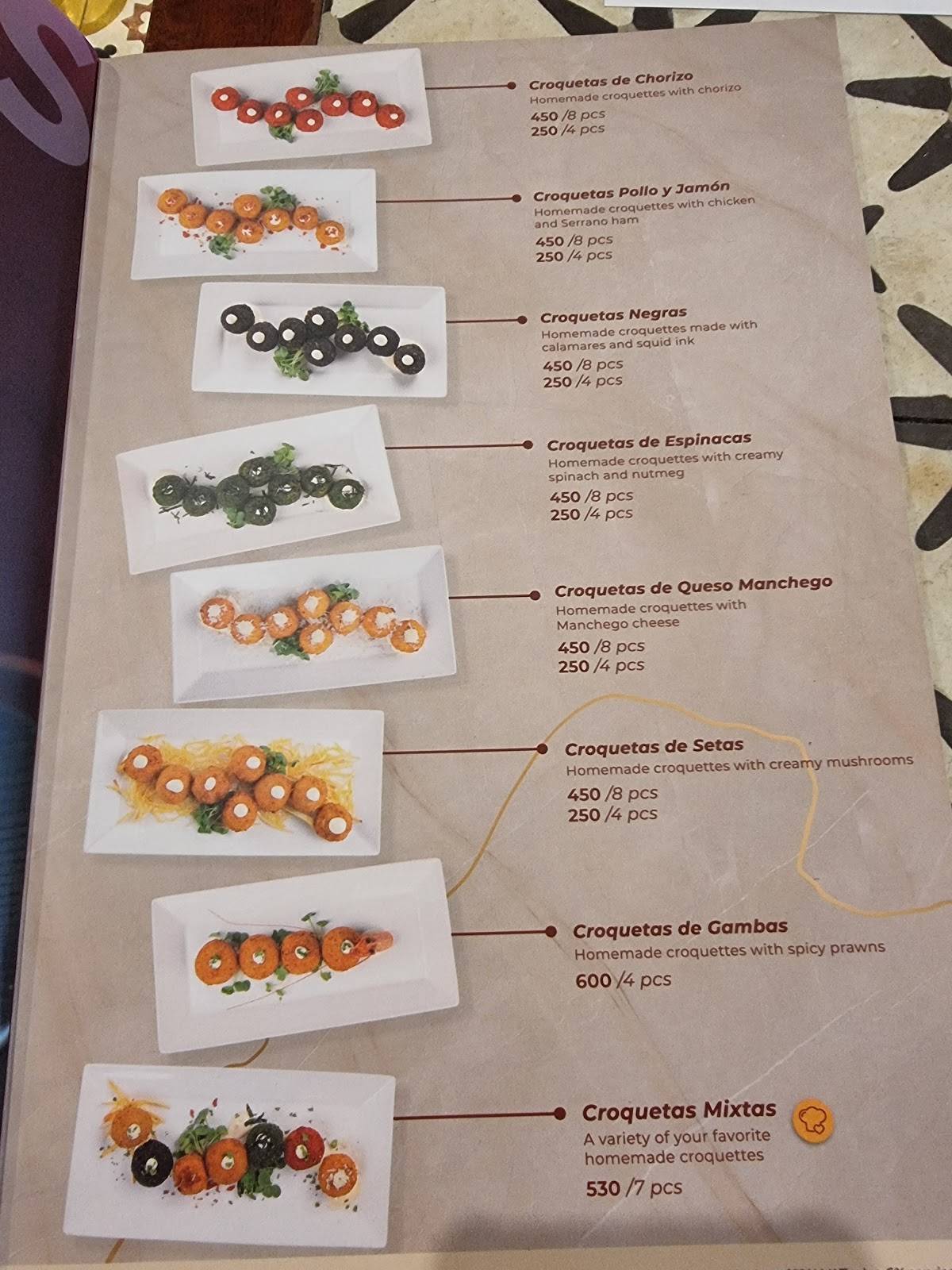 Menu at Barcino - Uptown Parade, Taguig, Uptown Parade 9th Avenue
