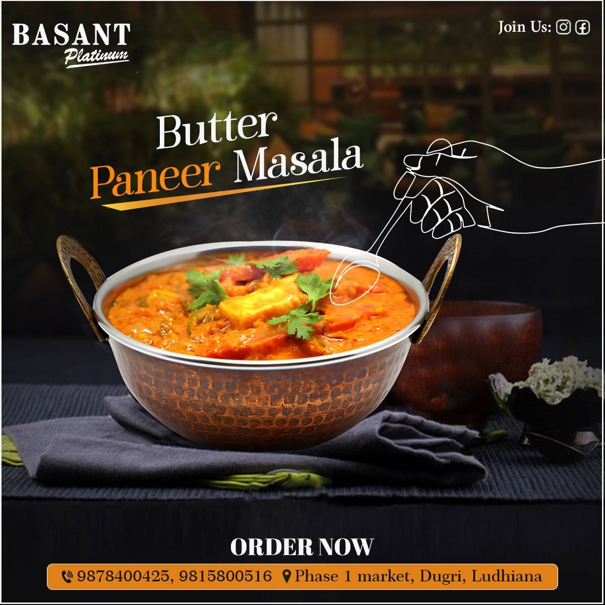 Menu at Basant Platinum, Fine Dine Restaurant, Ludhiana