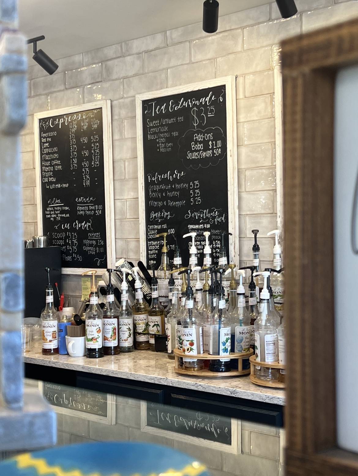 Menu at Bauer Family Coffee Shop and Bakery, Shoals