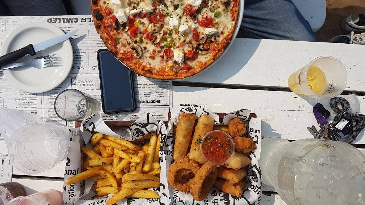 Menu at Beach Bums restaurant, Westbrook