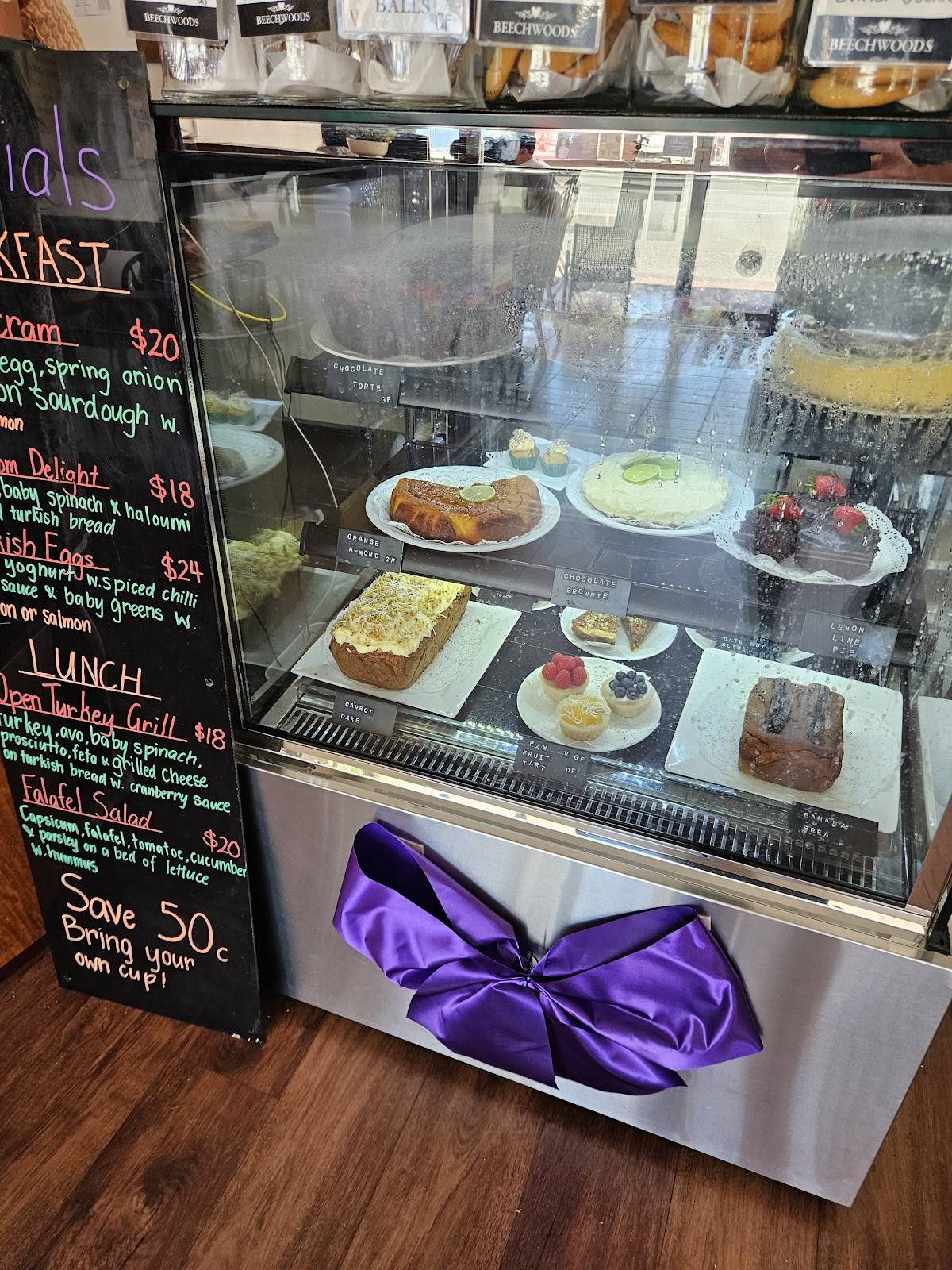 Menu at Beechwoods Cafe Milk Bar, Mossman