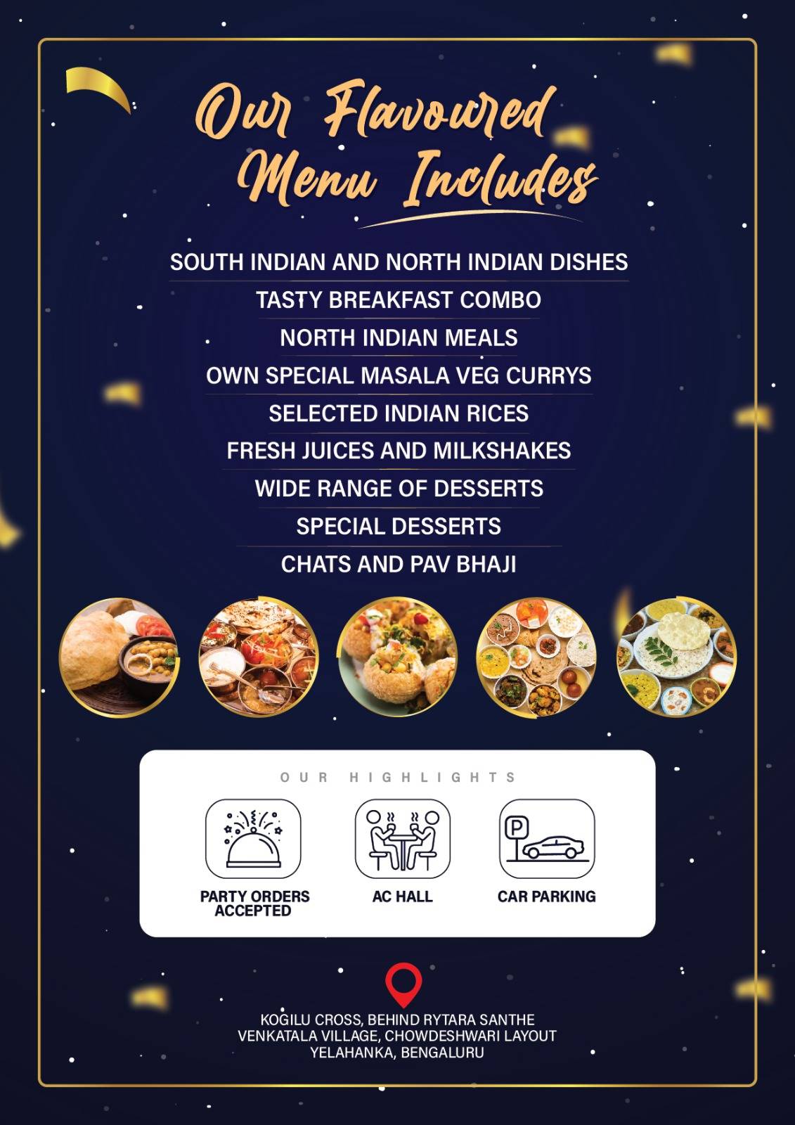 Menu at Alakapuri Veg Restaurant, Bengaluru