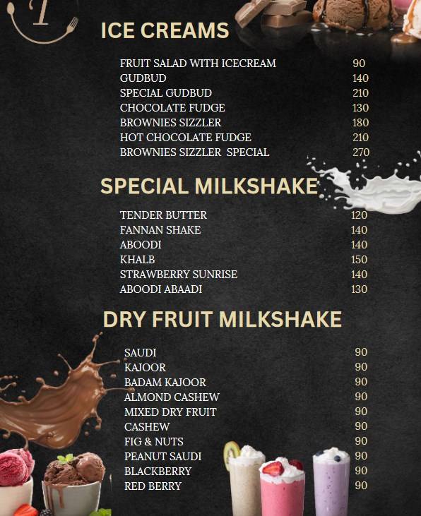Menu at Thamaq Restaurant Bagalur Cross, Bengaluru