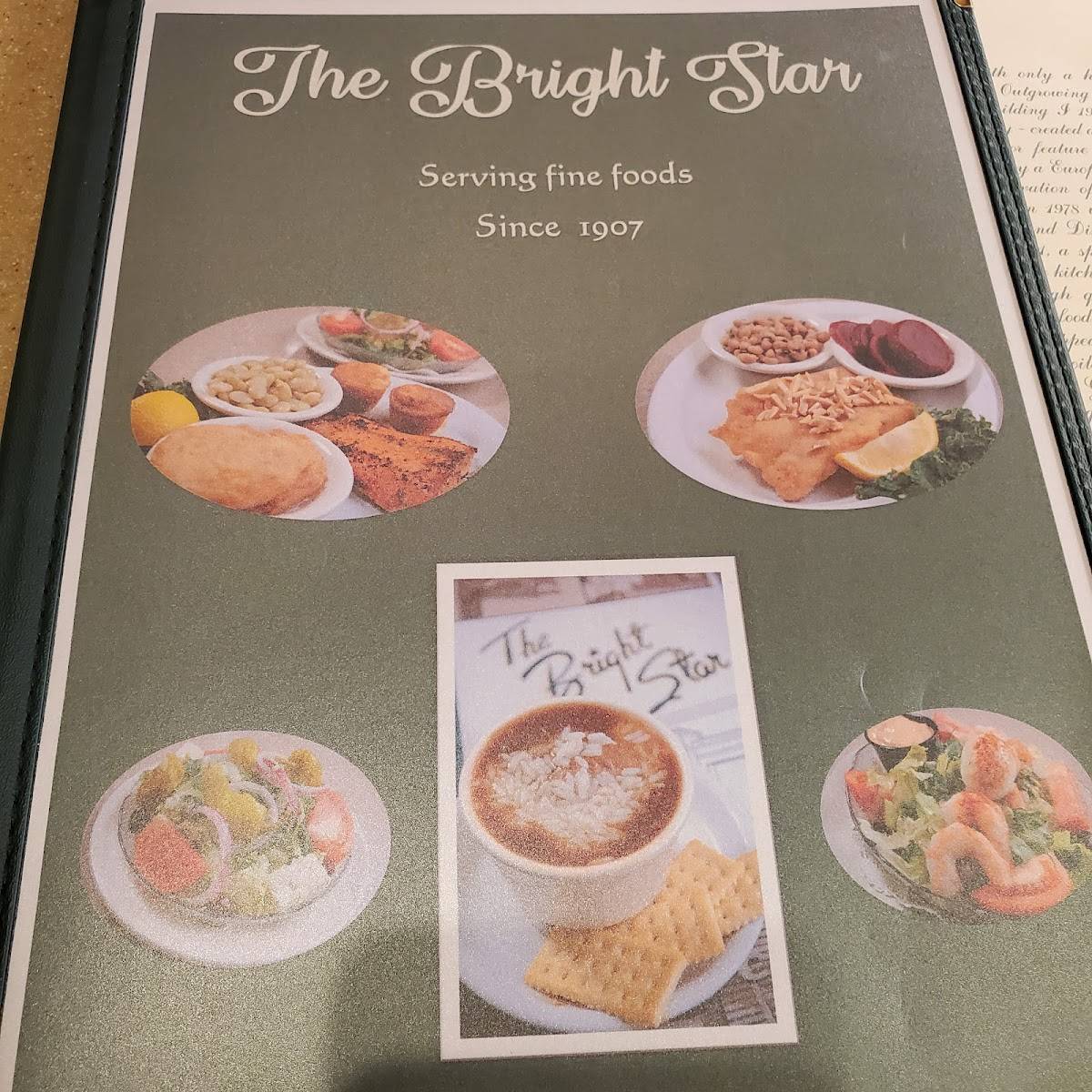 Menu at Bright Star Restaurant, Bessemer