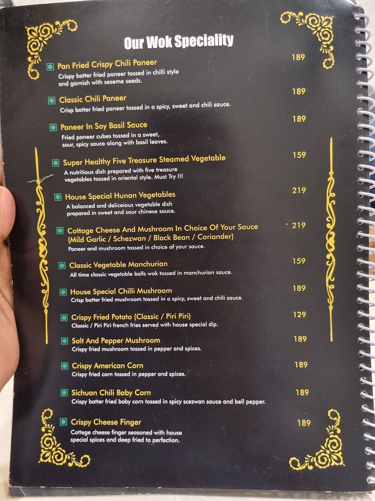 Menu at dil-e-mughlai, Bhubaneswar