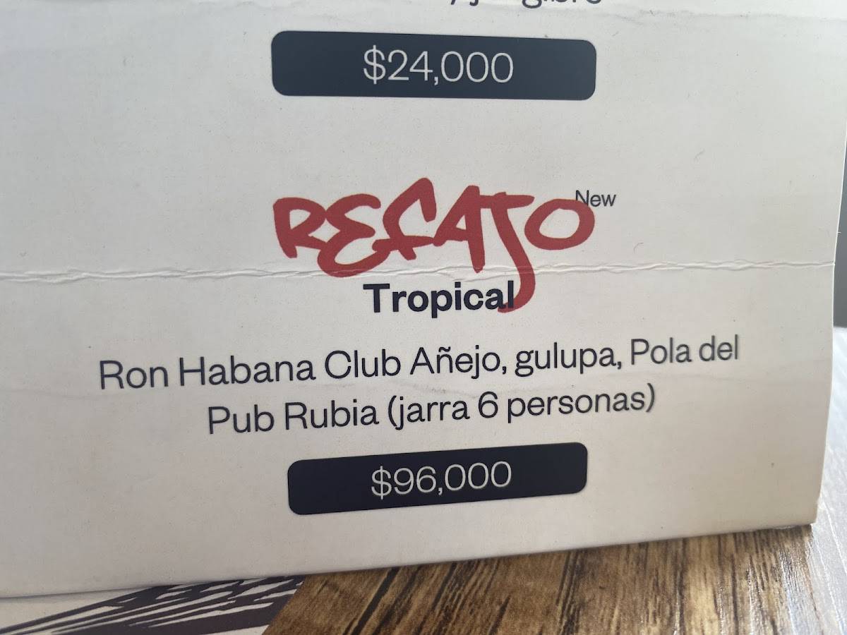 Carta del restaurante Bicono Usaquen, Bogotá, Cra. 6a #119b-54