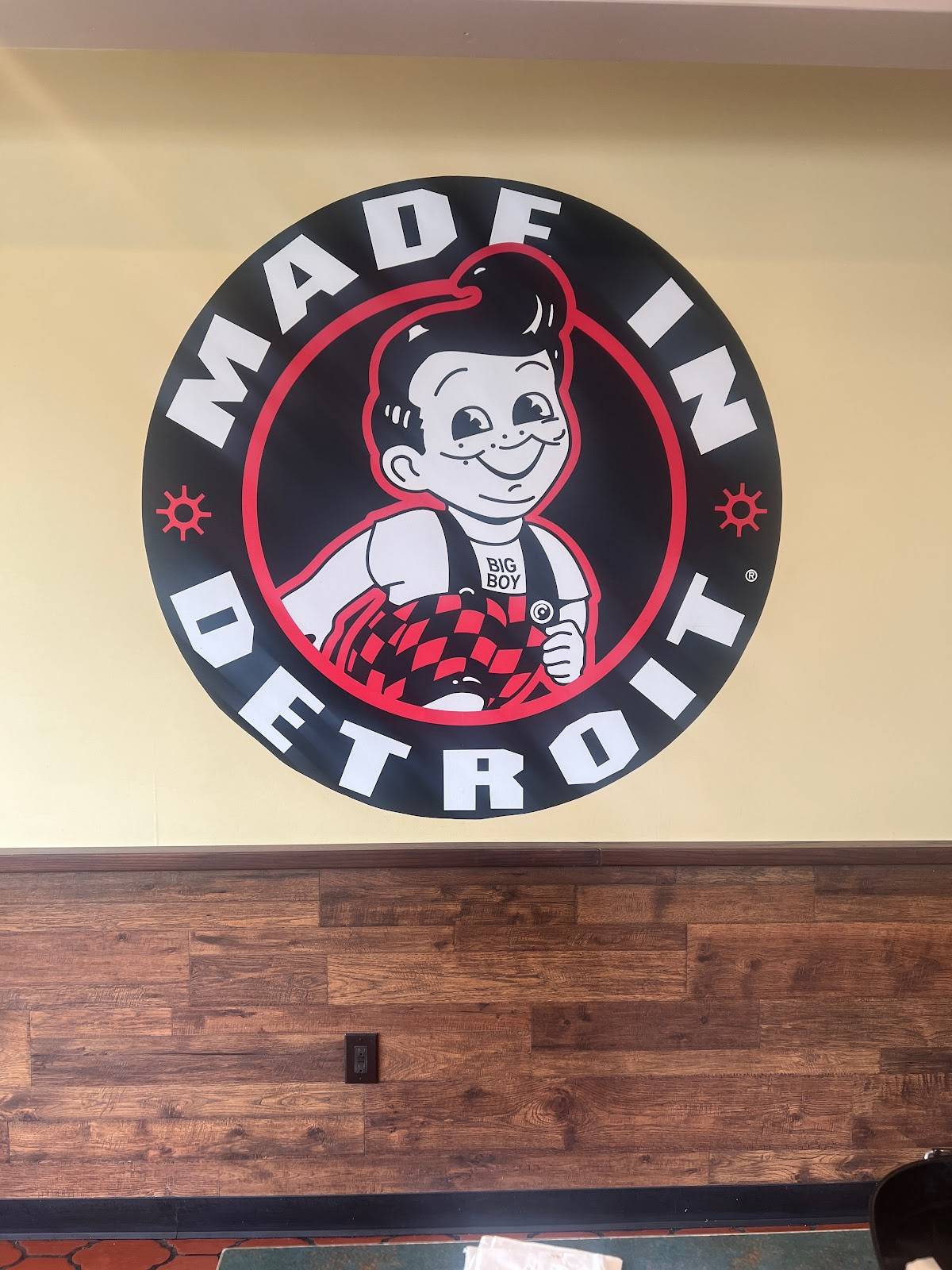 Menu at Big Boy restaurant, Grosse Pointe Woods, Mack Ave