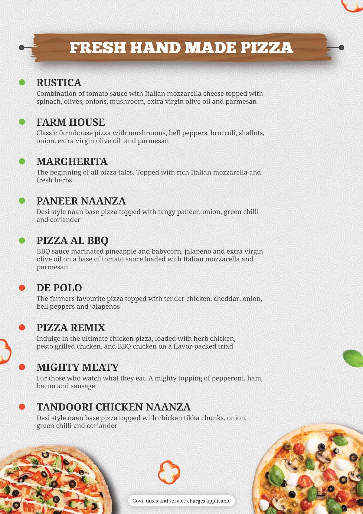 Menu at Big Pitcher Sarjapur Road, Bengaluru