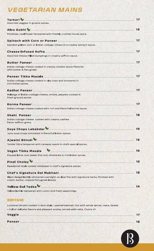 Menu at Black Salt restaurant, Chesterfield