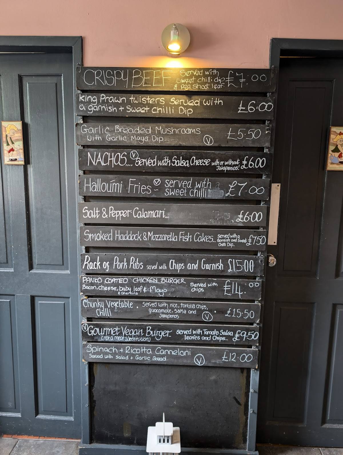 Menu at Black Swan pub & bar, Telford