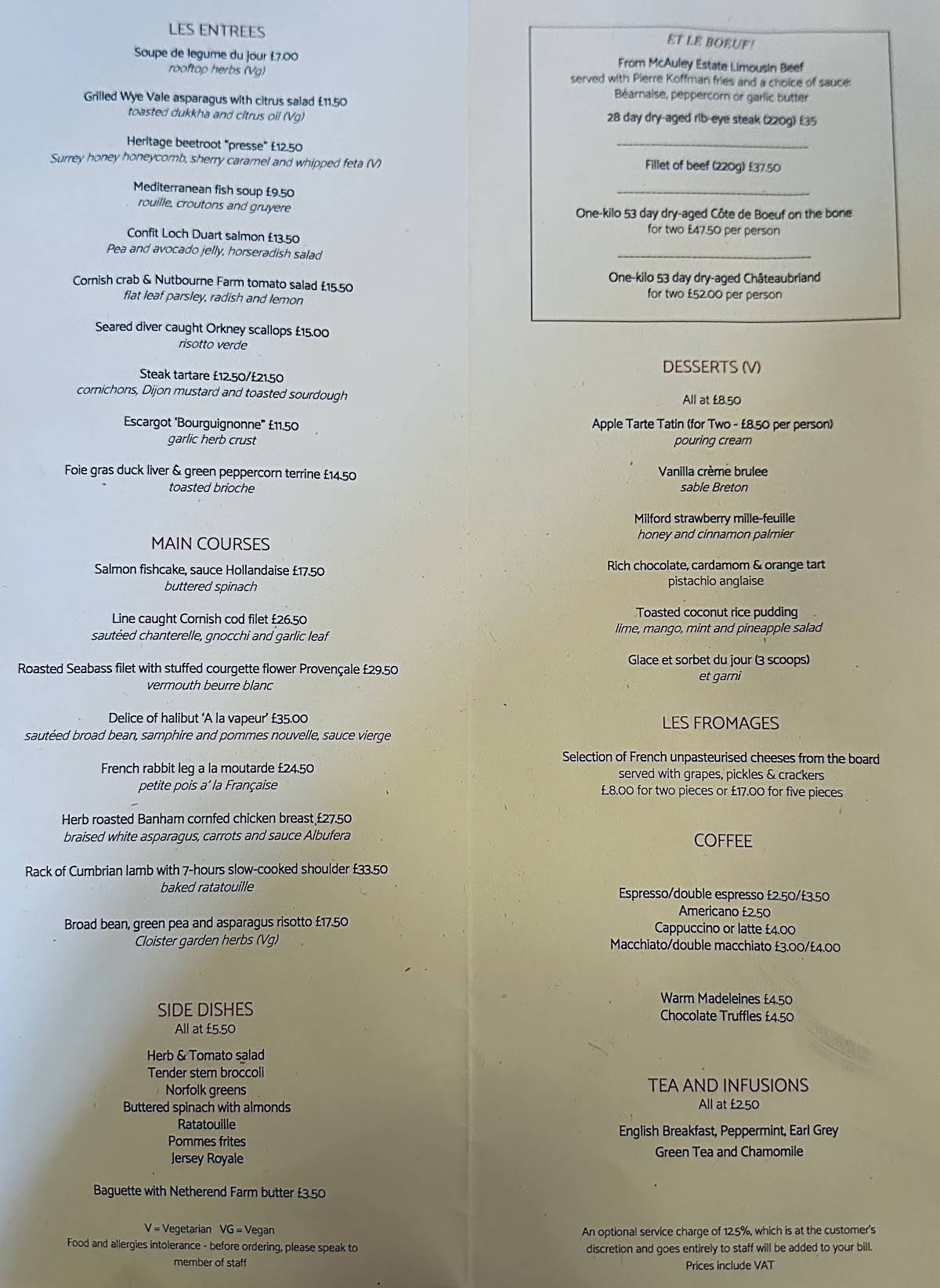 Menu at Bleeding Heart Bistro pub & bar, London, 7 Bleeding Heart Yard