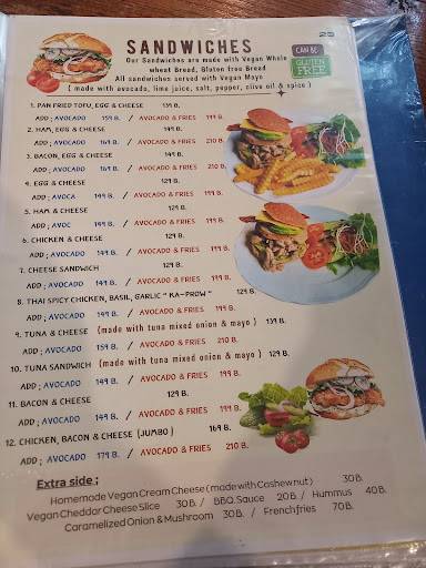 Menu at Blue Diamond The Breakfast Club Cm, Chiang Mai