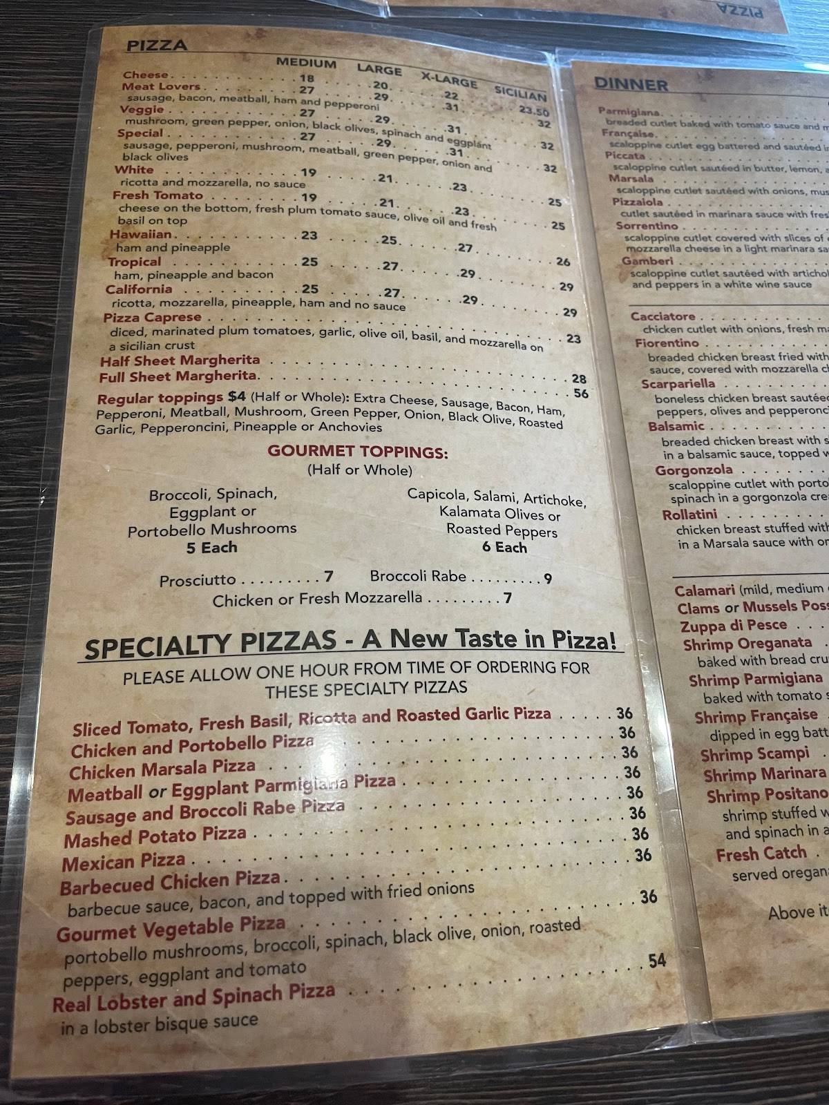 Menu at Pizza Time pizzeria, Boca Raton, SW 2nd Ave #7000