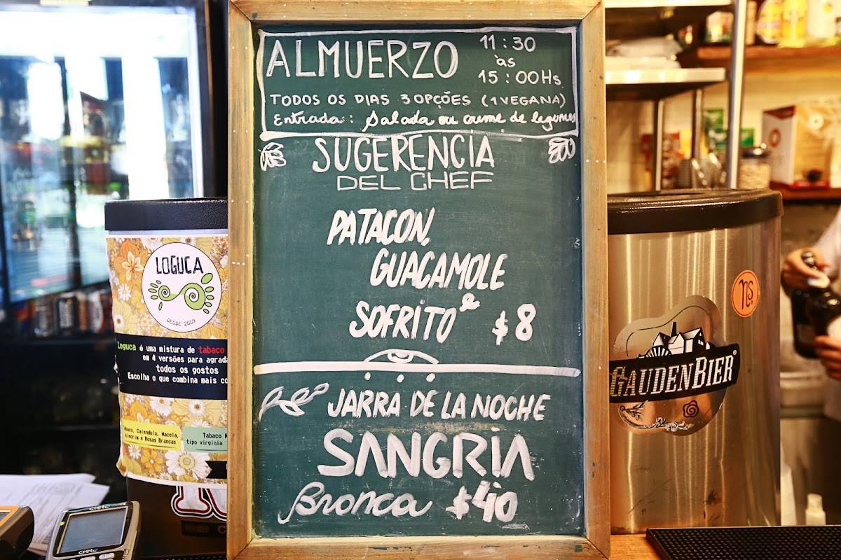 Menu em Negrita Café Bar - Botanique Oásis, Curitiba