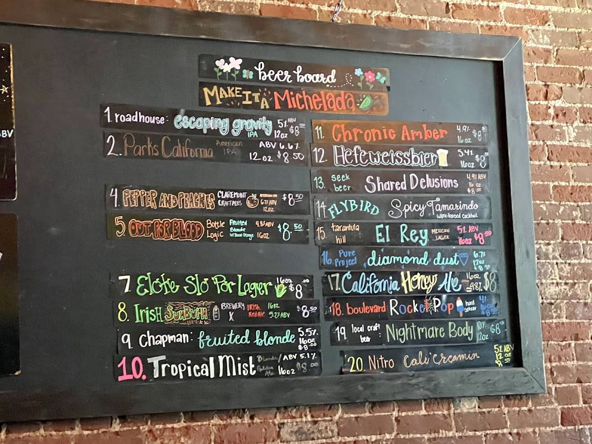 Menu at Bread & Barley, Covina