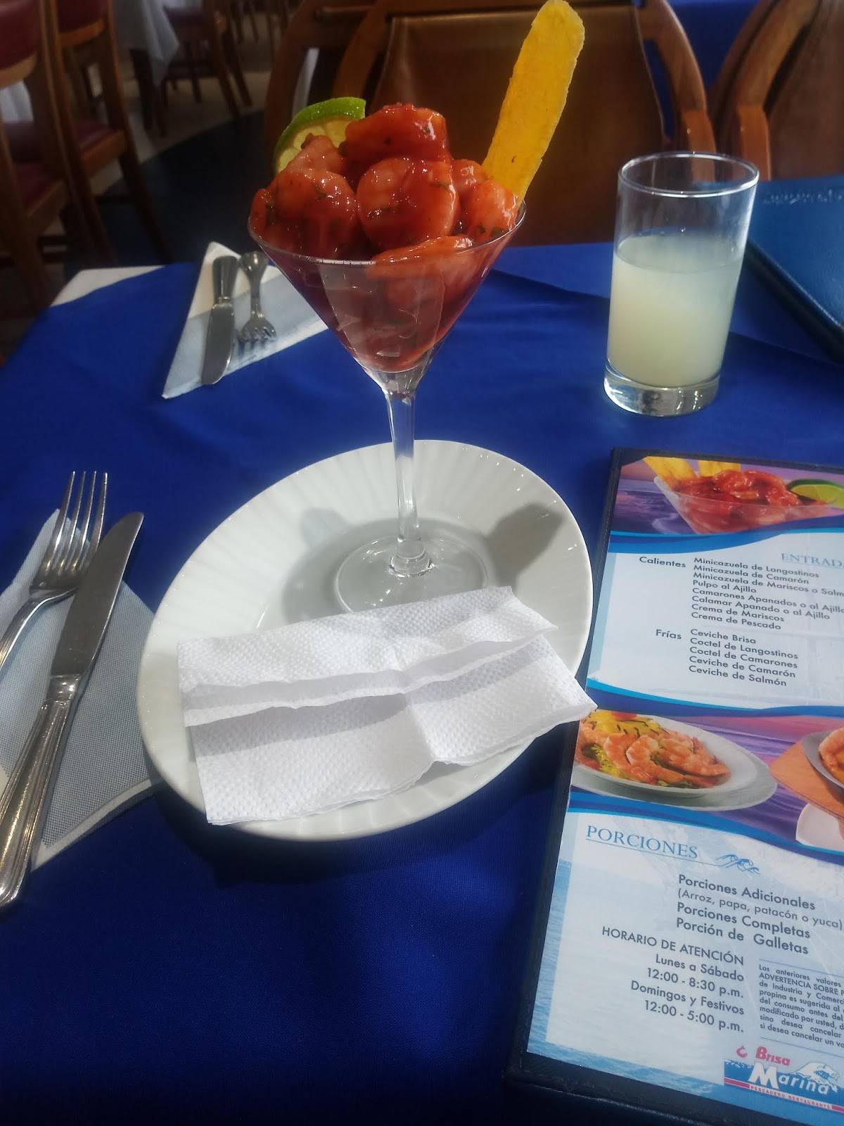 Carta del restaurante Brisa Marina, Bogotá, Cl. 44 #59