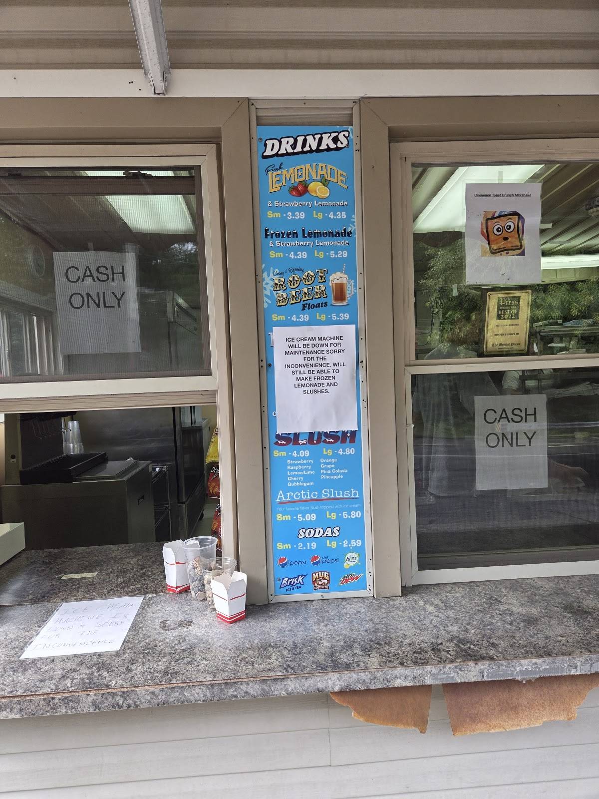 Menu at Buster's Drive in - Cash Only restaurant, Bristol