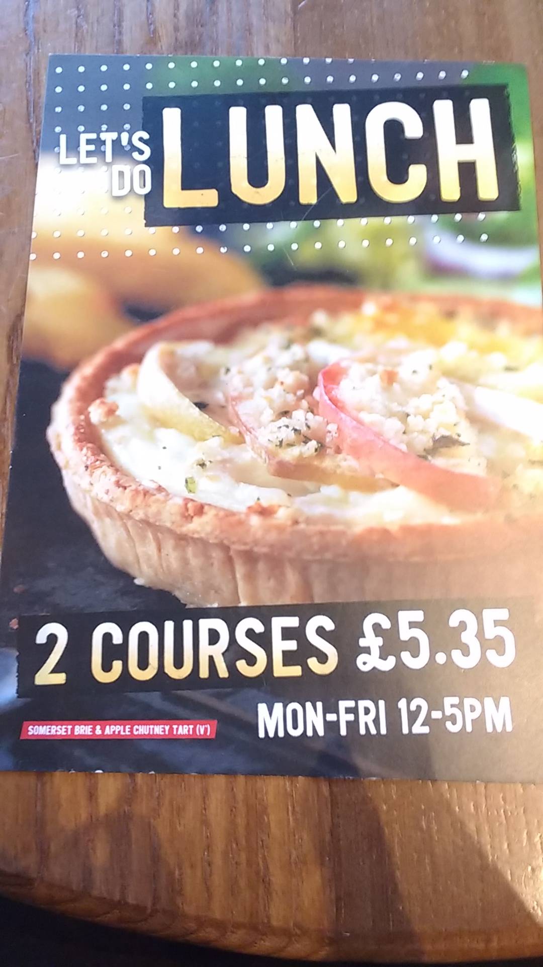 Menu at Red Hawk pub & bar, Brough