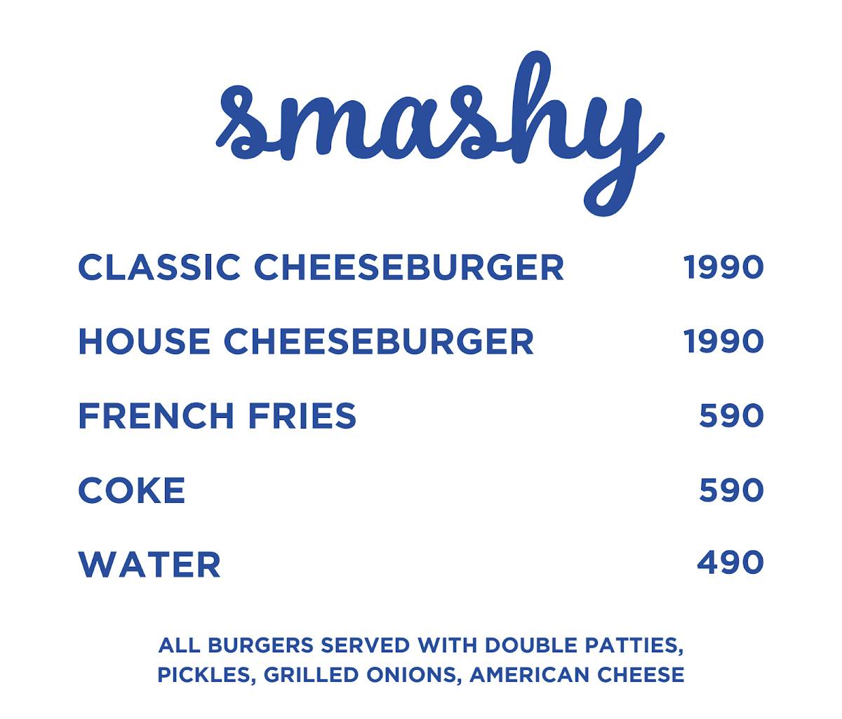Menu at , Budapest
