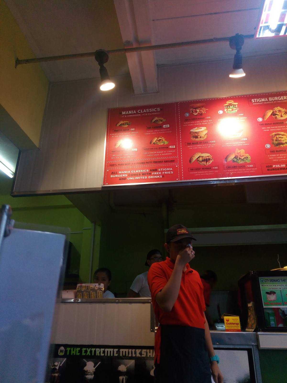 Carta del restaurante Burger Mania, Calamba, 13 San Jose Rd