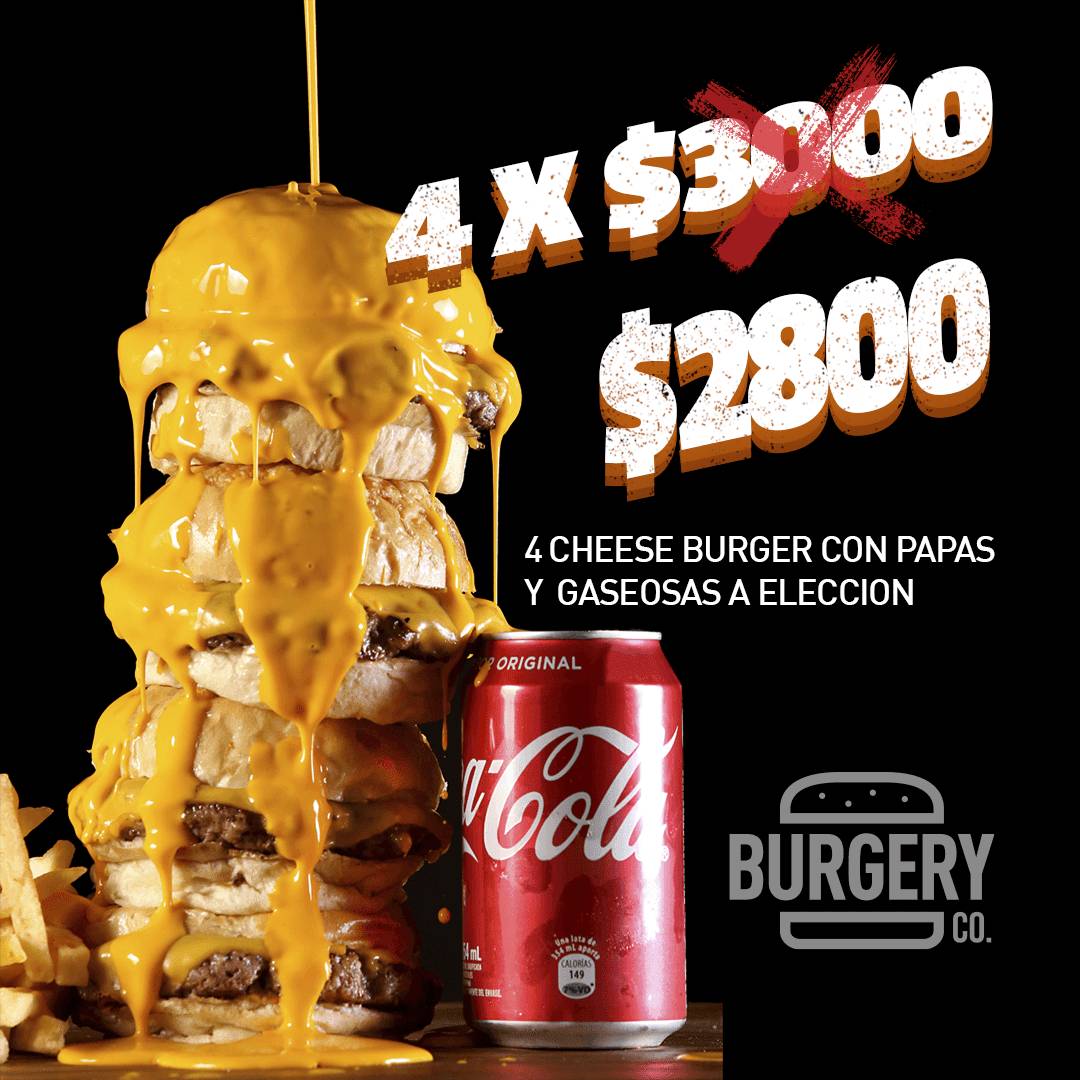 Carta del restaurante Burgery, Monte Grande