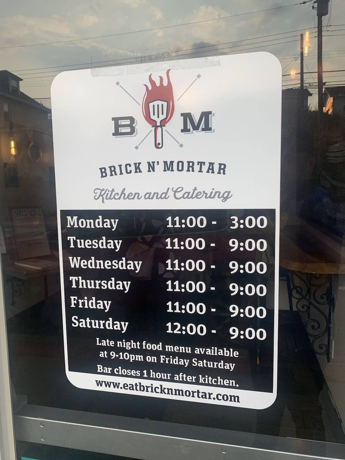 Menu at Burgh Bites Brick N' Mortar restaurant, Heidelberg