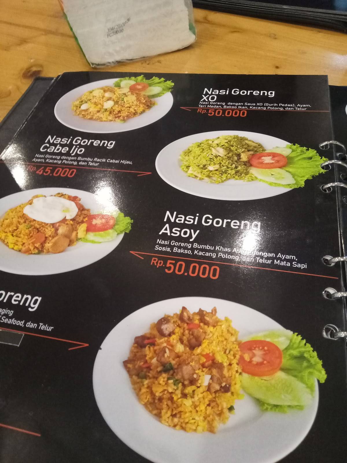 Carta del restaurante SAUNG LAGUNA Masakan Sunda & Chinese Food ...