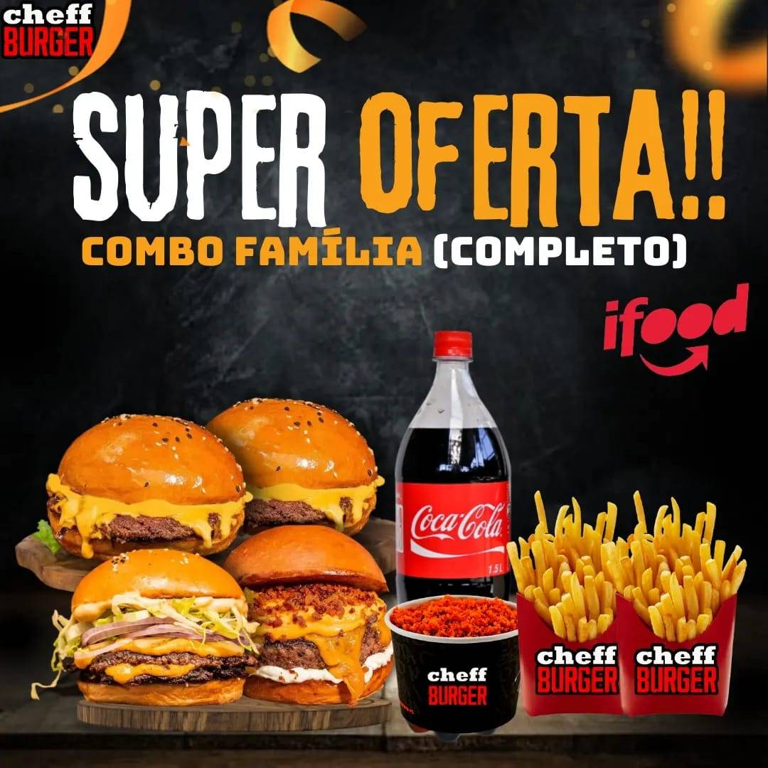 Menu em CHEFF BURGER restaurante, Dourados