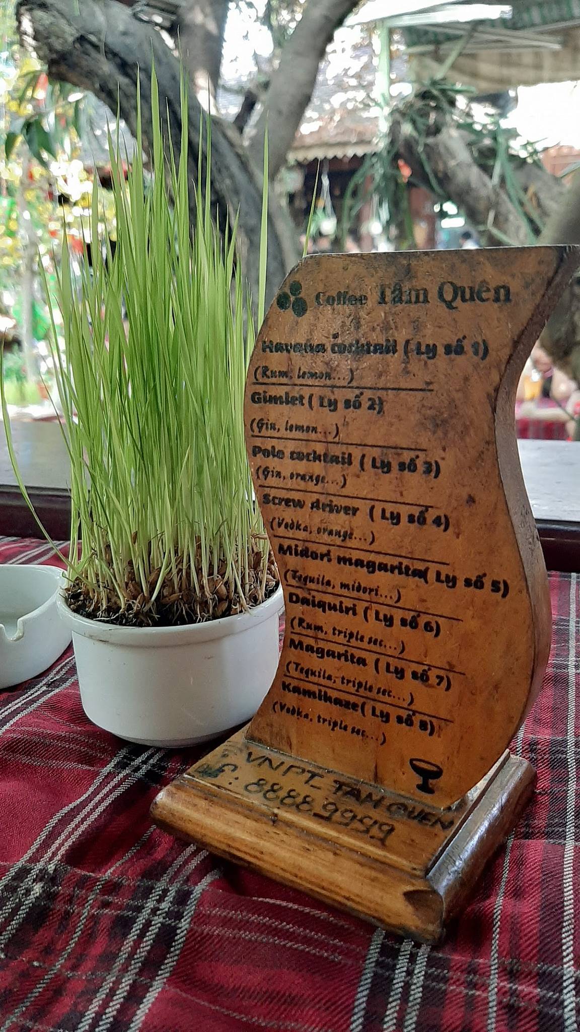 Menu at Coffee & HomeStay Tầm Quên, Tây Ninh