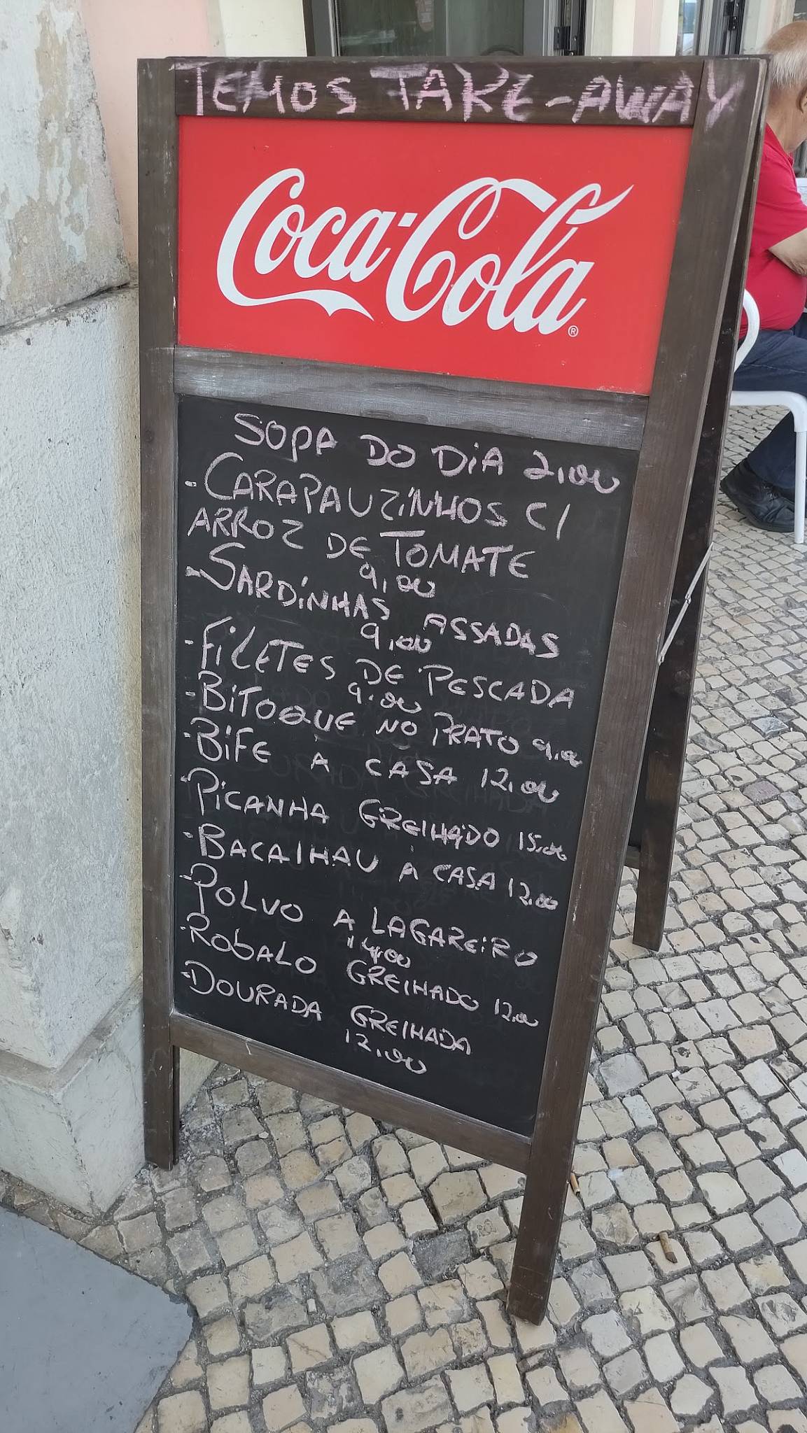 Menu em Café Bamboo - Snack-Bar e Pastel Brasileiro, Figueira da Foz