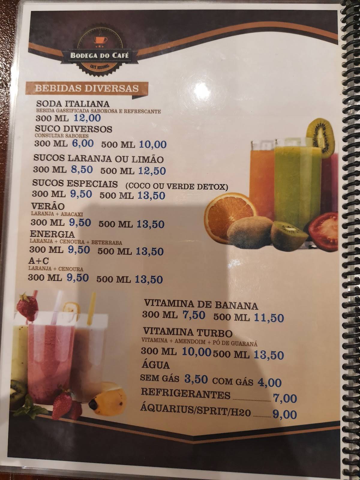 Menu em Bodega do Café - Maceió, Maceió