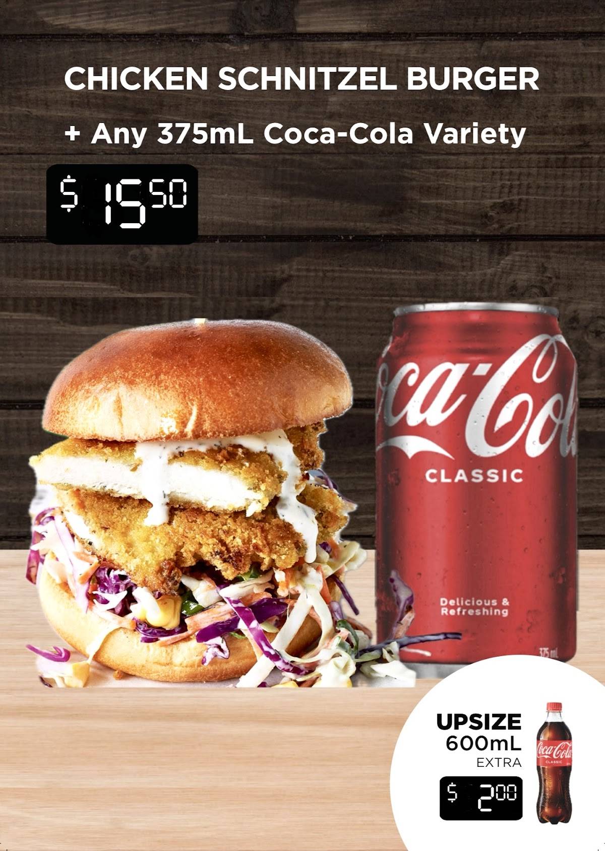 Menu at Cafe 747, Tullamarine