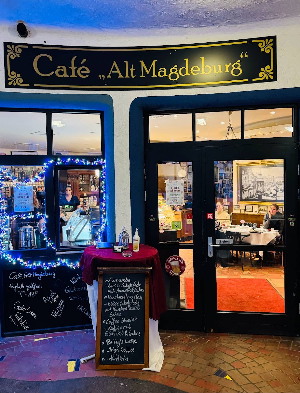 Speisekarte von Café "Alt Magdeburg" cafe, Magdeburg