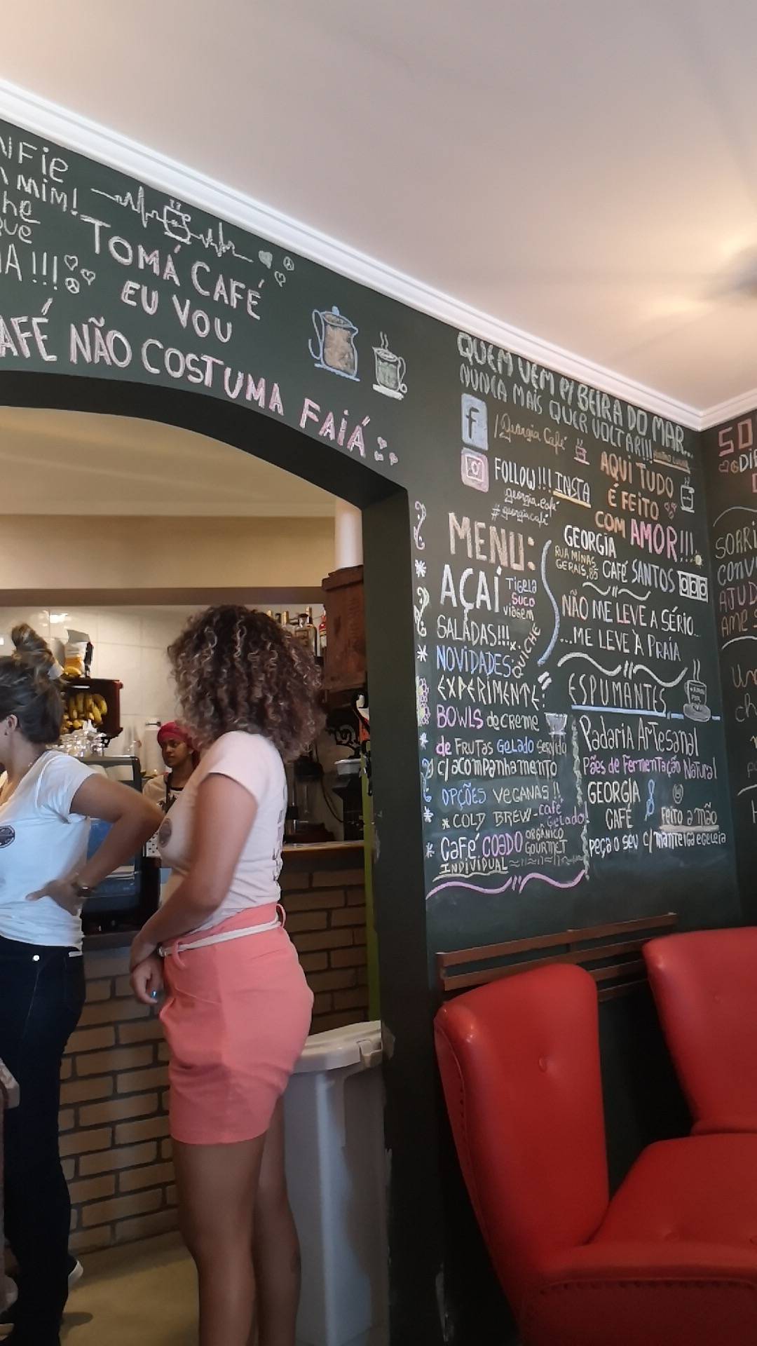 Menu em Georgia Café, Guarujá, Avenida Prestes Maia