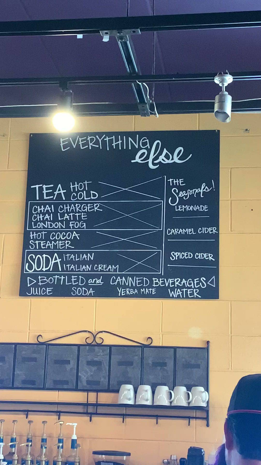 Menu at Java Cat Coffee House, Madison