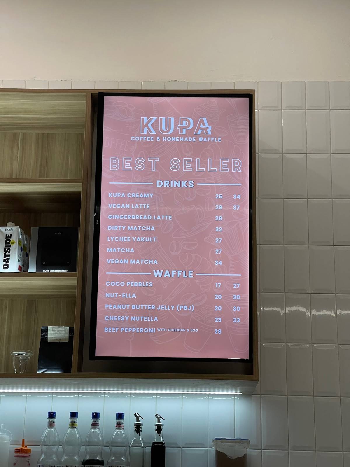 Menu at KUPA - Coffee & Homemade Waffle cafe, North Jakarta, Rukan ...