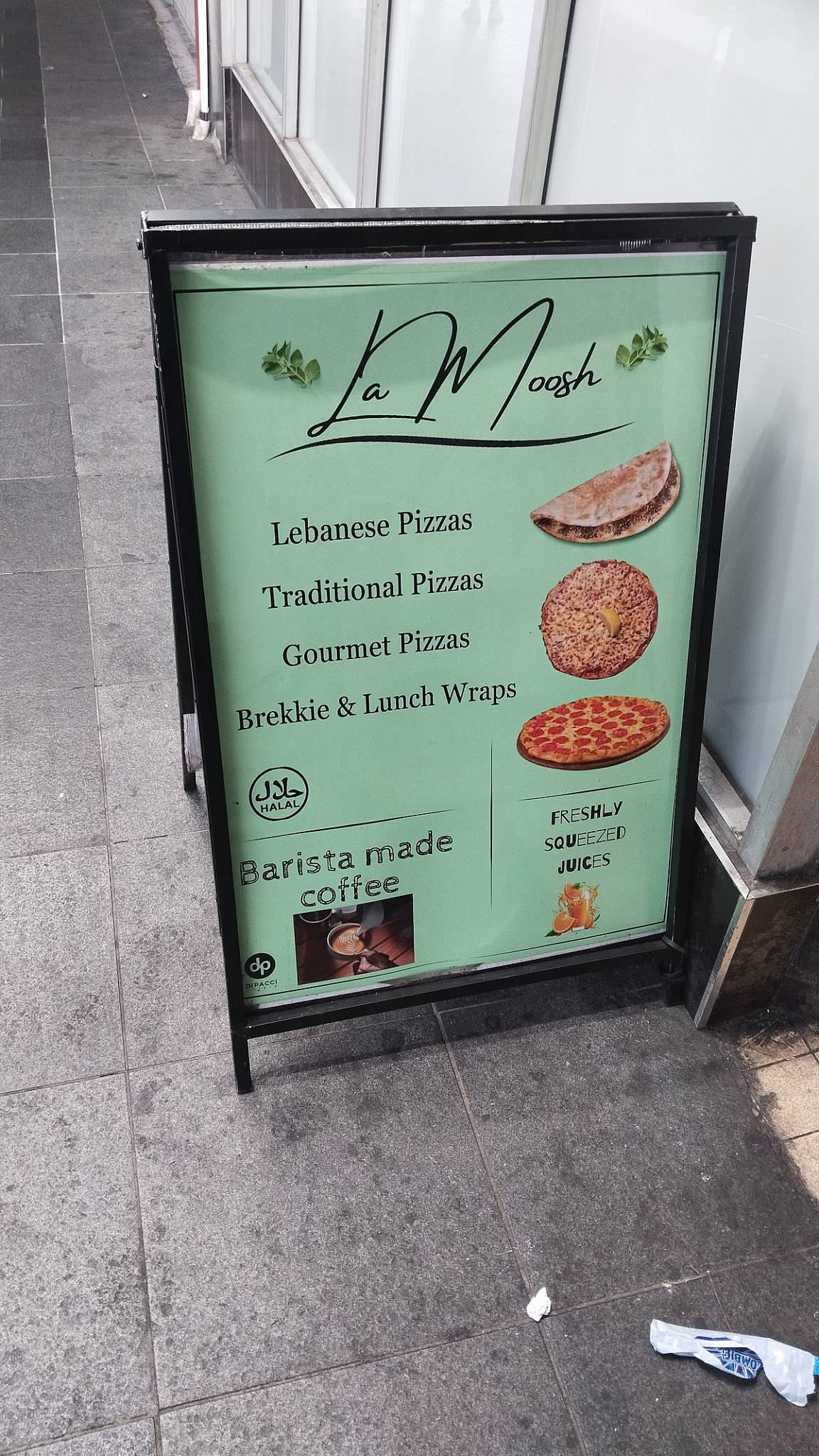 Menu at LA Moosh Bakery Cafe, Bankstown