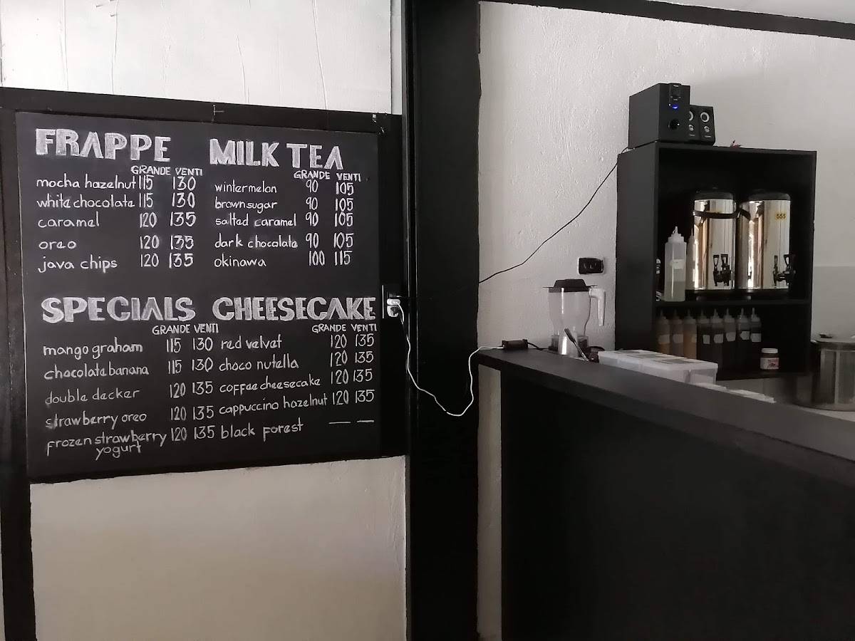 Carta del café Mr. QualiTEA, Talisay, Canton Beach