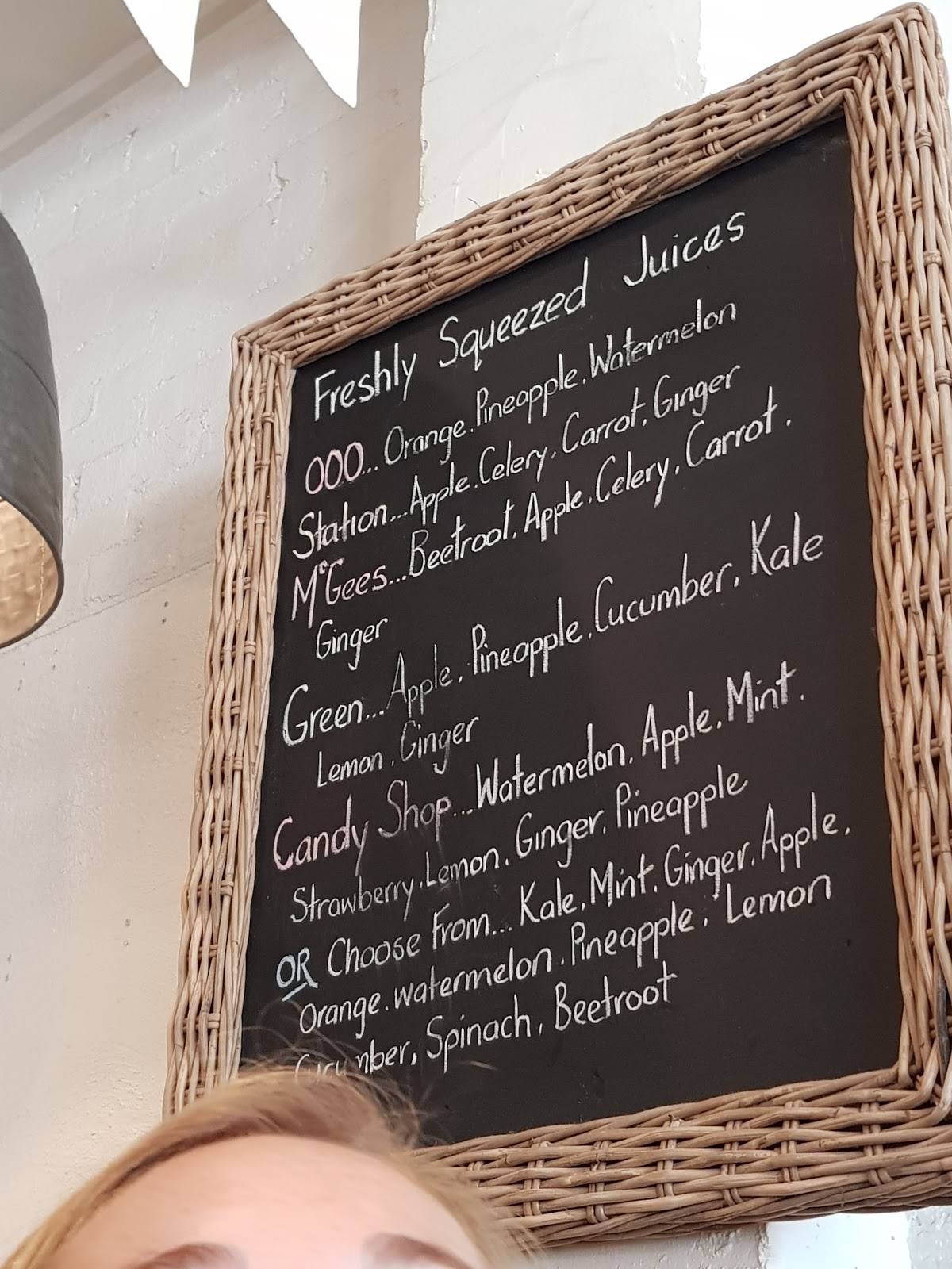 Menu at Station Coffee House, Mittagong, 12 Bowral Rd