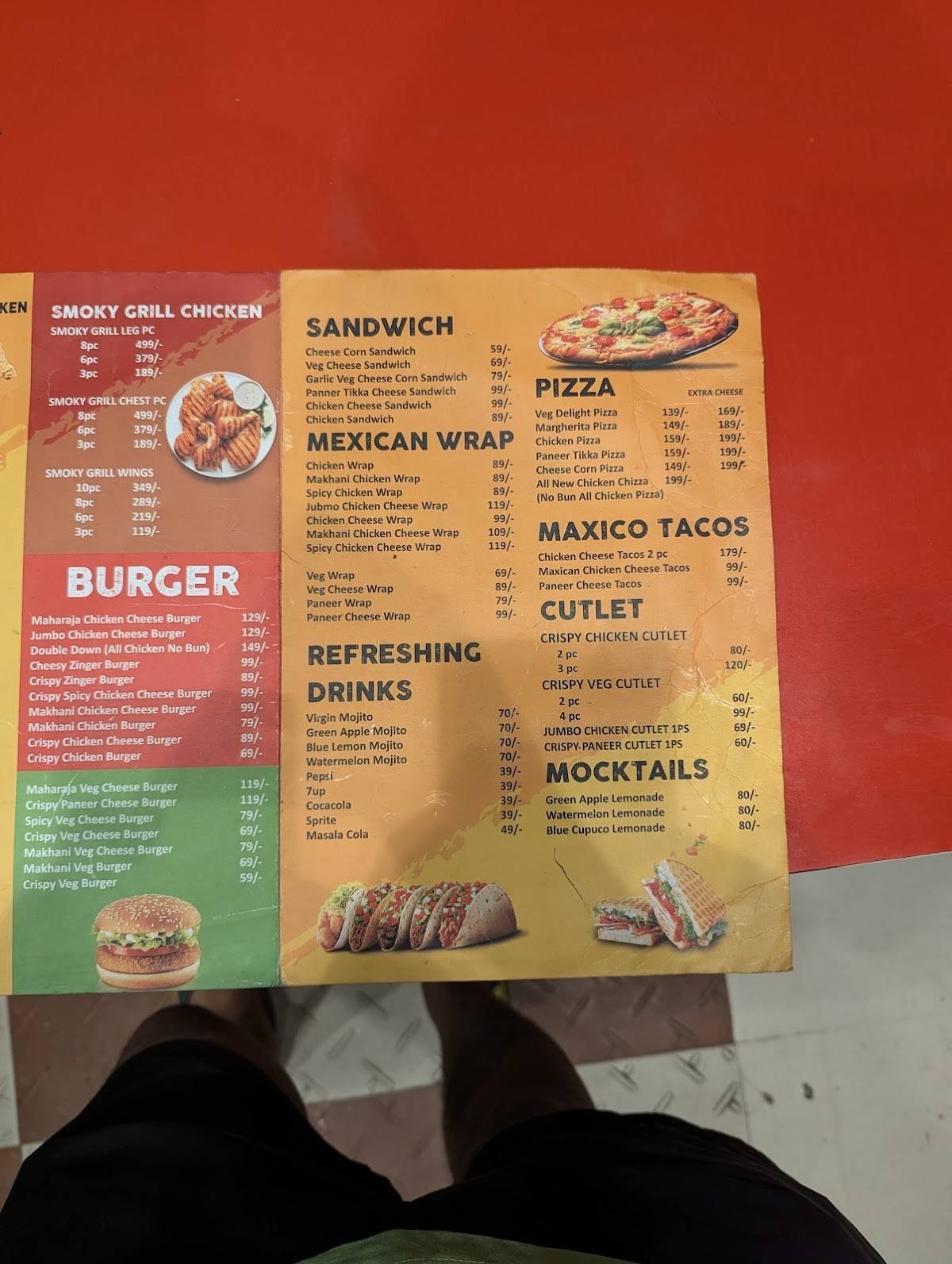 Menu at THE FRIES FACTORY, Sukna Forest